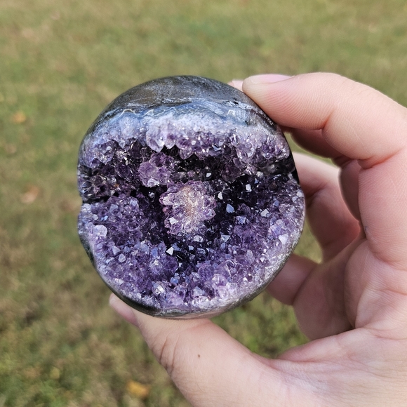Art | Pacman Amethyst Sphere 23 In | Poshmark